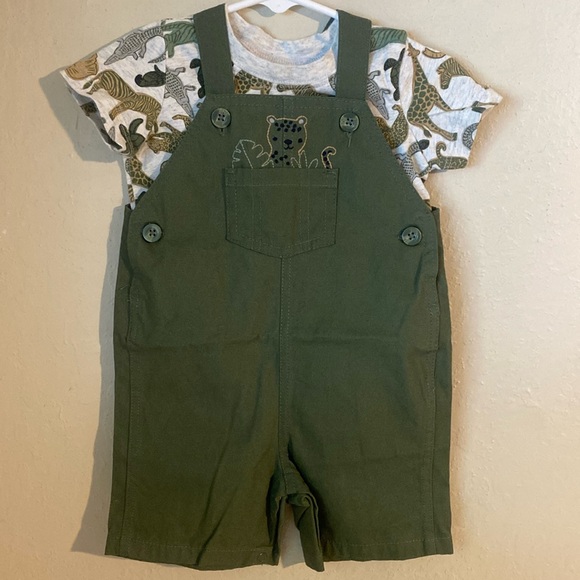 Carter's | Matching Sets | Safari Animals Overall Set | Poshmark